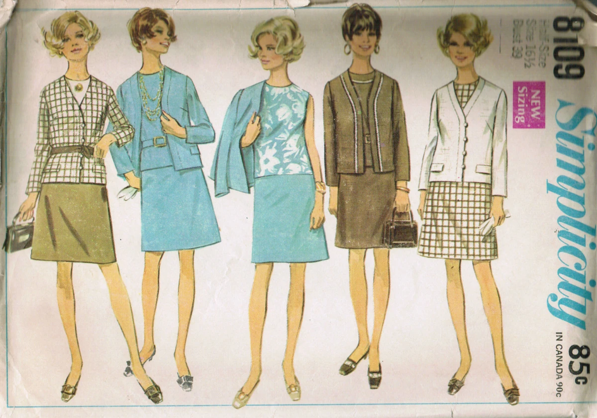 Simplicity 8109 | Vintage Sewing Patterns | Fandom