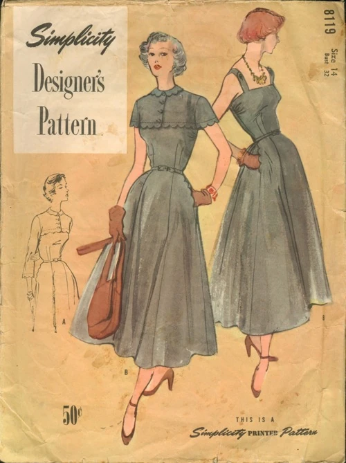 Simplicity 8119 | Vintage Sewing Patterns | Fandom