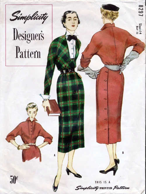 Simplicity 8297 | Vintage Sewing Patterns | Fandom