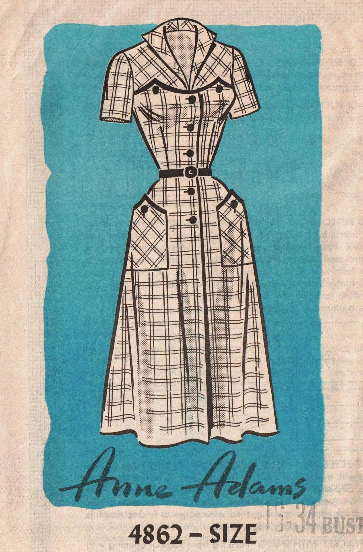 Anne Adams 4862 | Vintage Sewing Patterns | Fandom