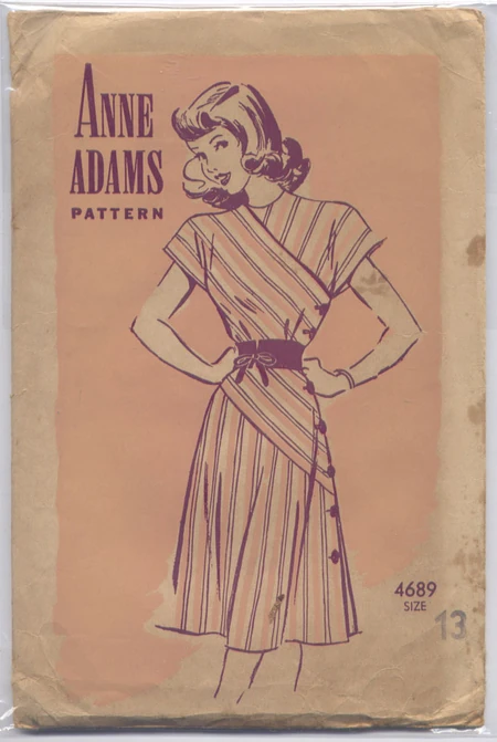 Anne Adams 4689 A | Vintage Sewing Patterns | Fandom