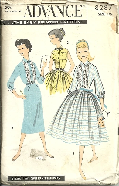 Advance 8287 | Vintage Sewing Patterns | Fandom