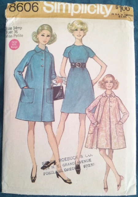 Simplicity 8606 A | Vintage Sewing Patterns | Fandom