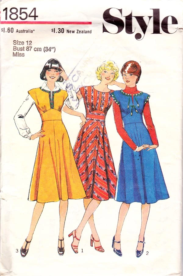 Style 1854 | Vintage Sewing Patterns | Fandom