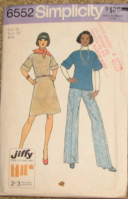 Simplicity 6552 | Vintage Sewing Patterns | Fandom