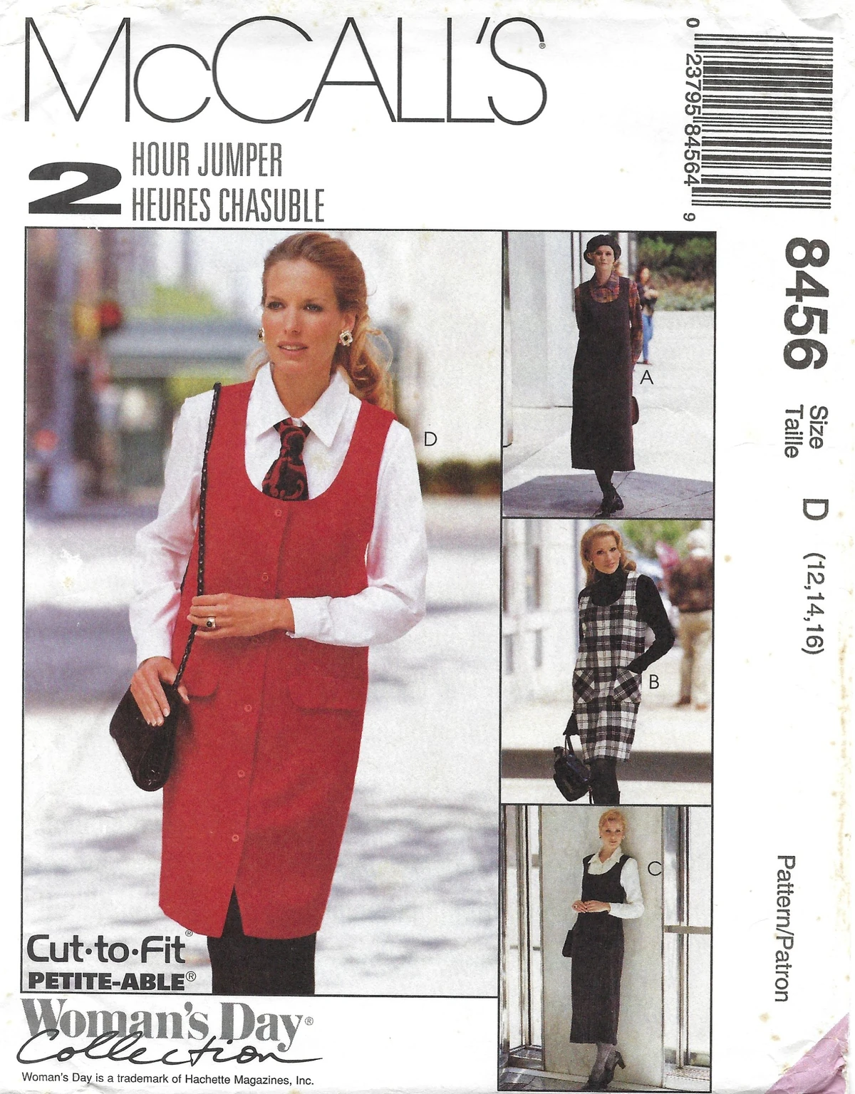 McCall's 8456 A | Vintage Sewing Patterns | Fandom