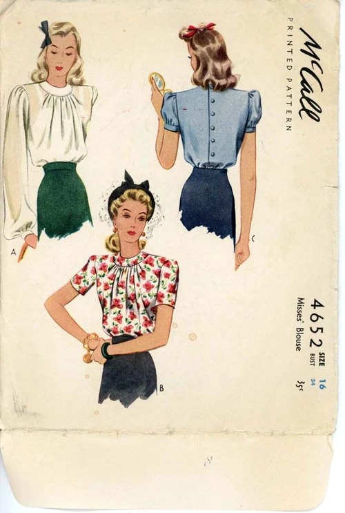 McCall 4652 | Vintage Sewing Patterns | Fandom