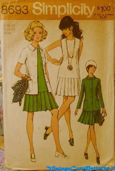 Simplicity 8693 A | Vintage Sewing Patterns | Fandom