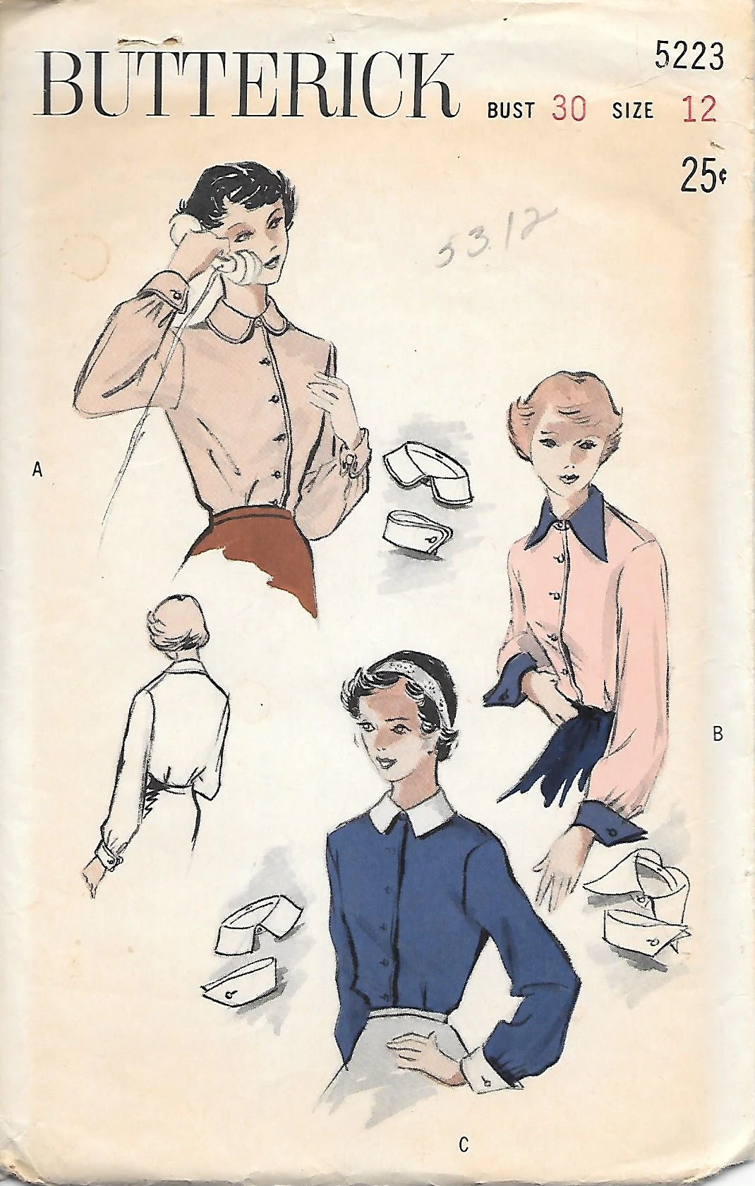 Butterick 5223 A | Vintage Sewing Patterns | Fandom