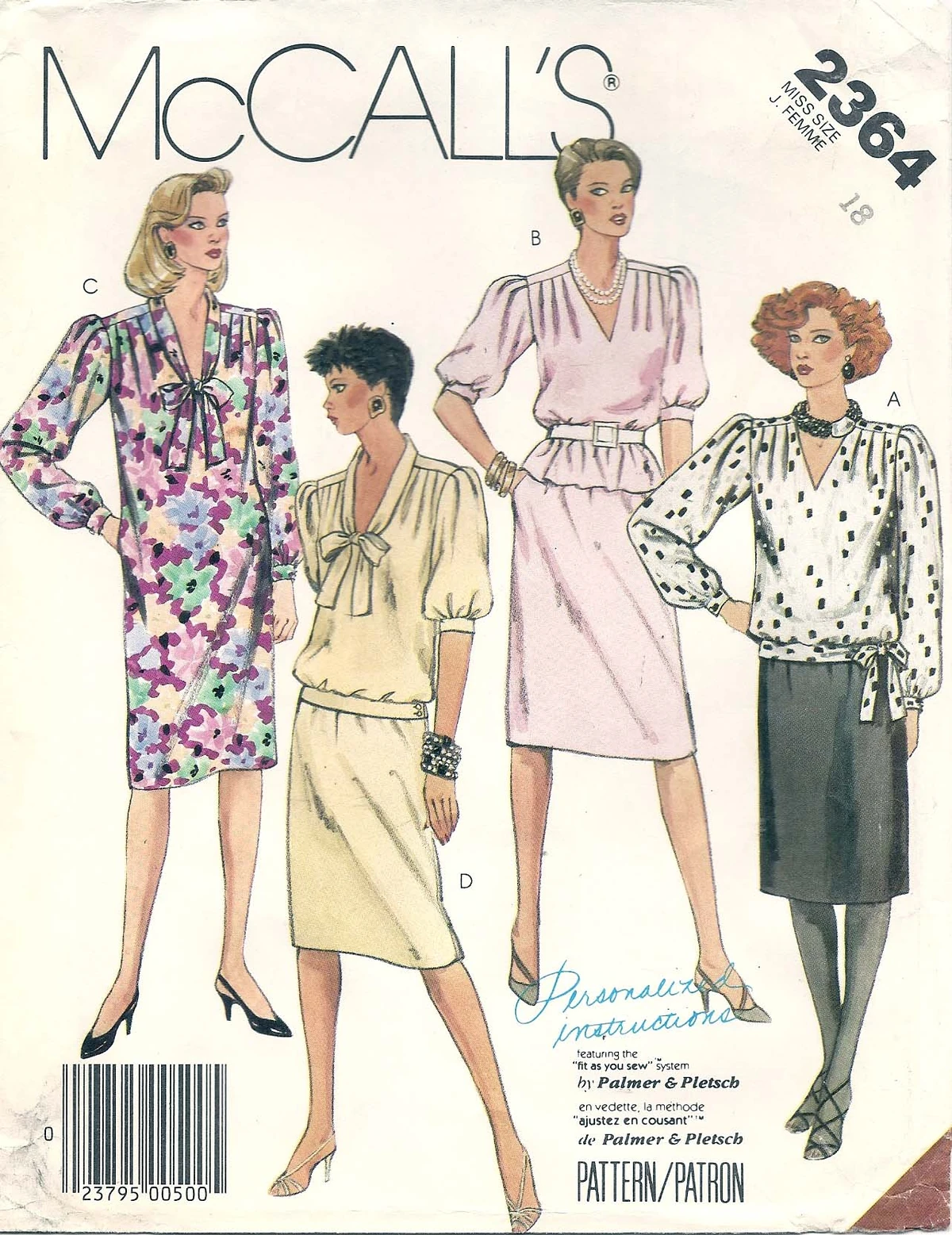 McCall's 2364 | Vintage Sewing Patterns | Fandom