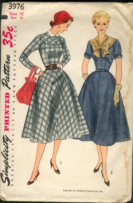 Simplicity 3976 | Vintage Sewing Patterns | Fandom