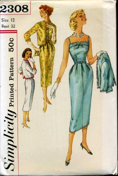 Simplicity 2308 | Vintage Sewing Patterns | Fandom