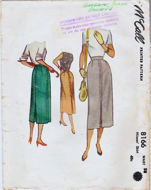 McCall 8166 | Vintage Sewing Patterns | Fandom