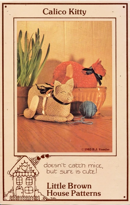 Little Brown House Calico Kitty | Vintage Sewing Patterns | Fandom
