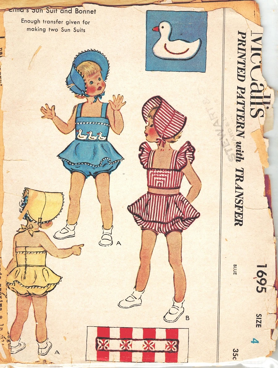 McCall's 1695 | Vintage Sewing Patterns | Fandom