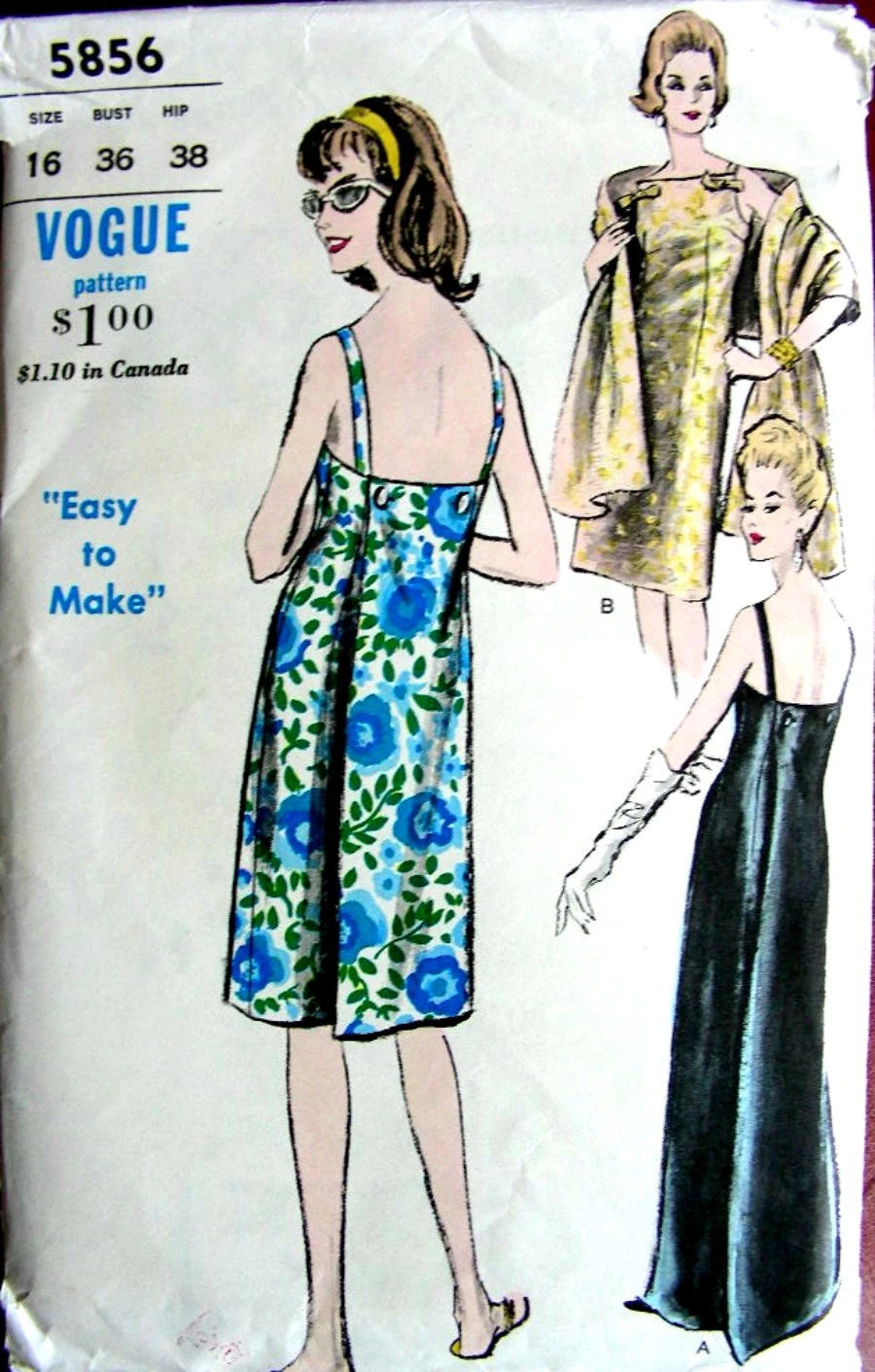 Vogue 5856 | Vintage Sewing Patterns | Fandom
