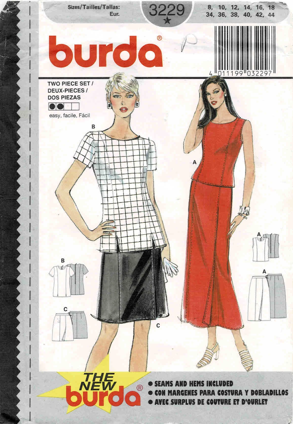 Burda 3229 | Vintage Sewing Patterns | Fandom