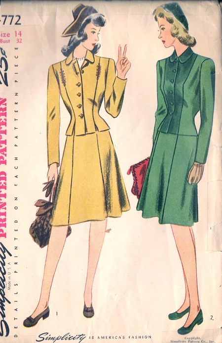 Simplicity 4772 B | Vintage Sewing Patterns | Fandom