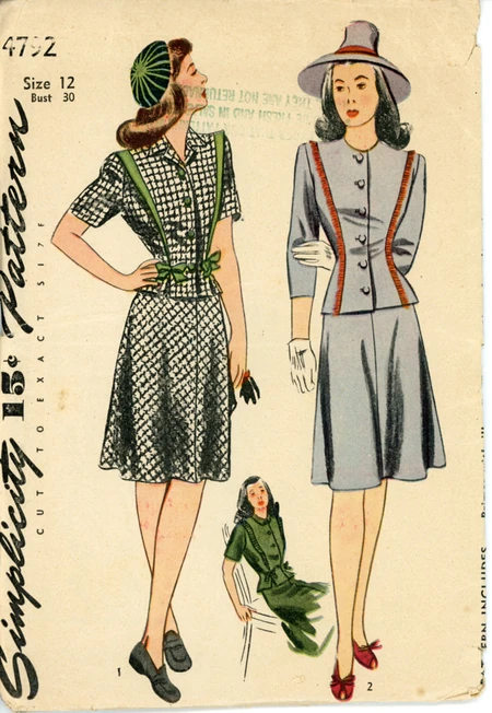 Simplicity 4792 A | Vintage Sewing Patterns | Fandom