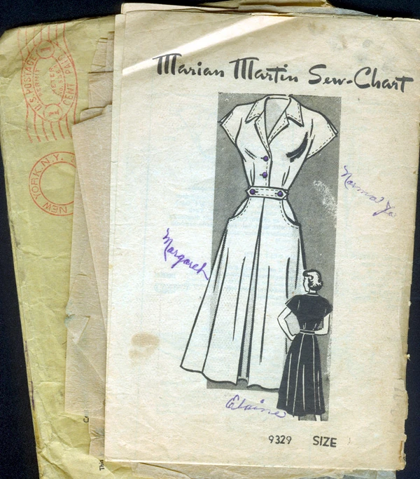 Marian Martin 9329 | Vintage Sewing Patterns | Fandom