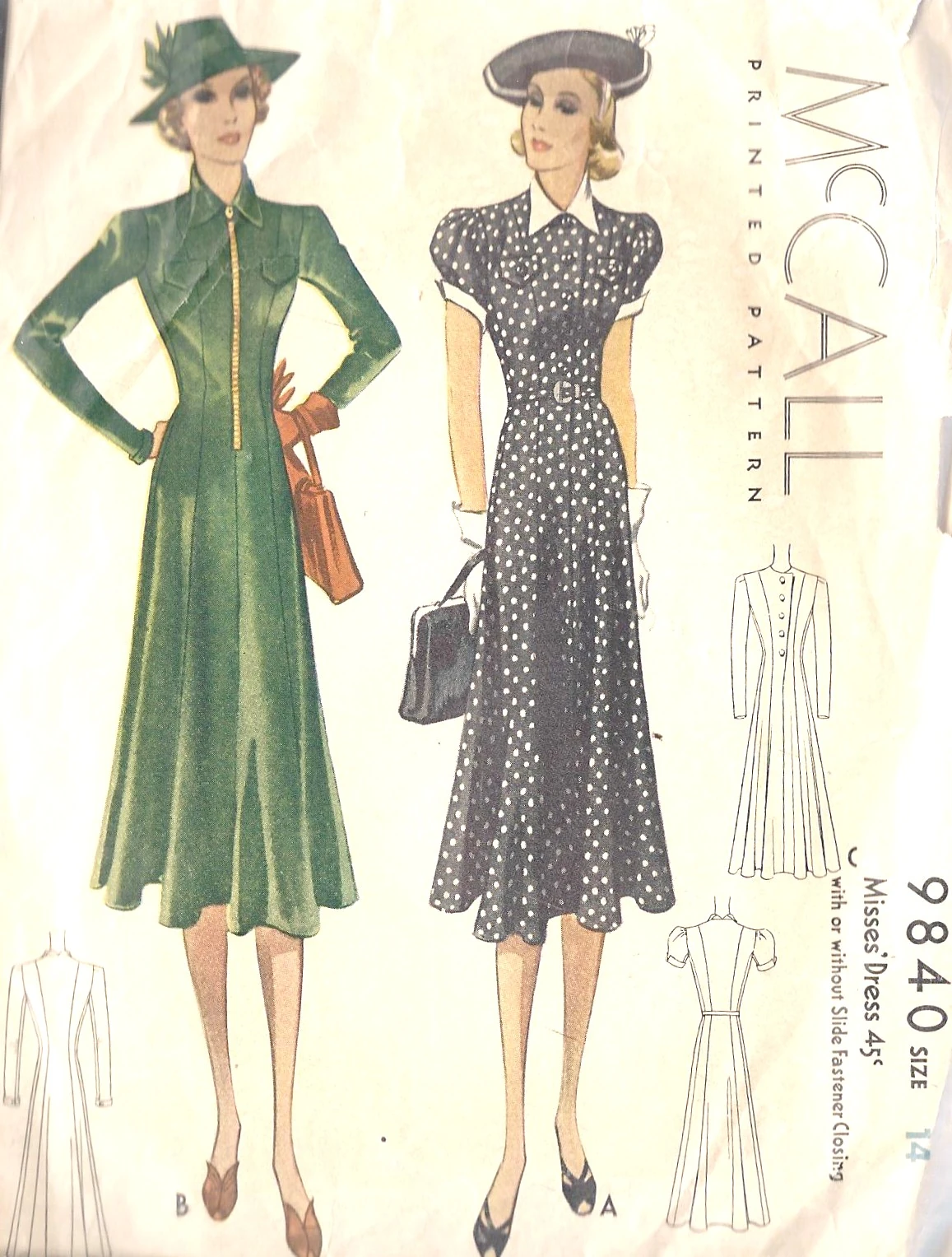 McCall 9840 | Vintage Sewing Patterns | Fandom