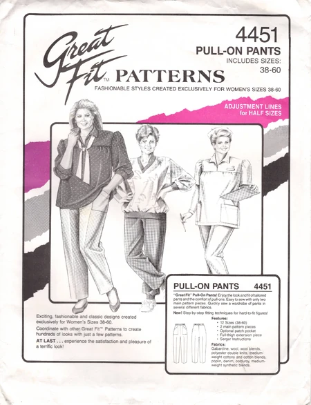 Great Fit 4451 | Vintage Sewing Patterns | Fandom