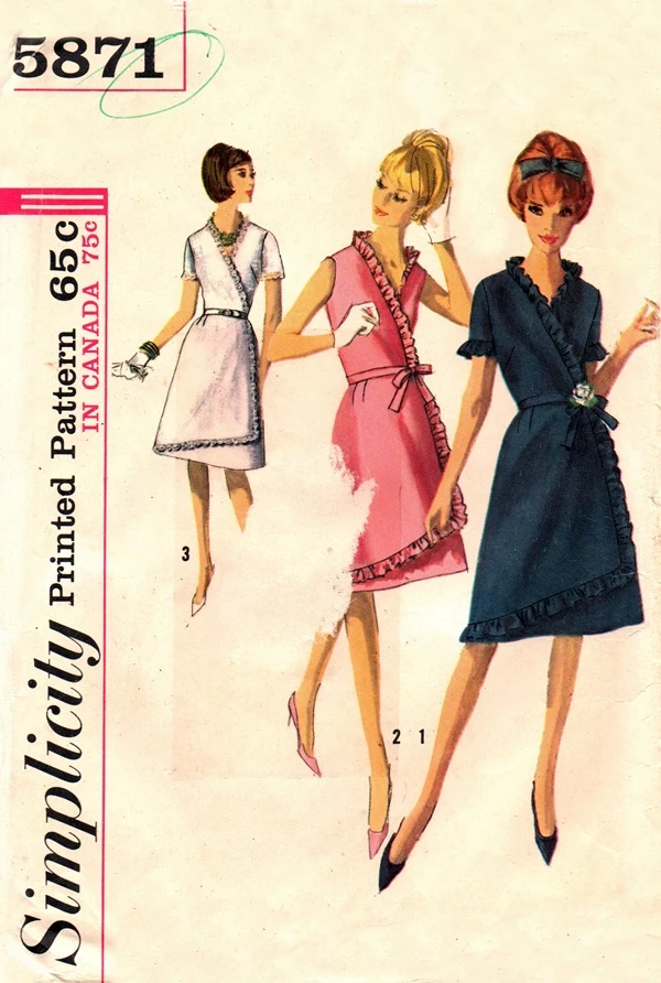 Simplicity 5871 B | Vintage Sewing Patterns | Fandom