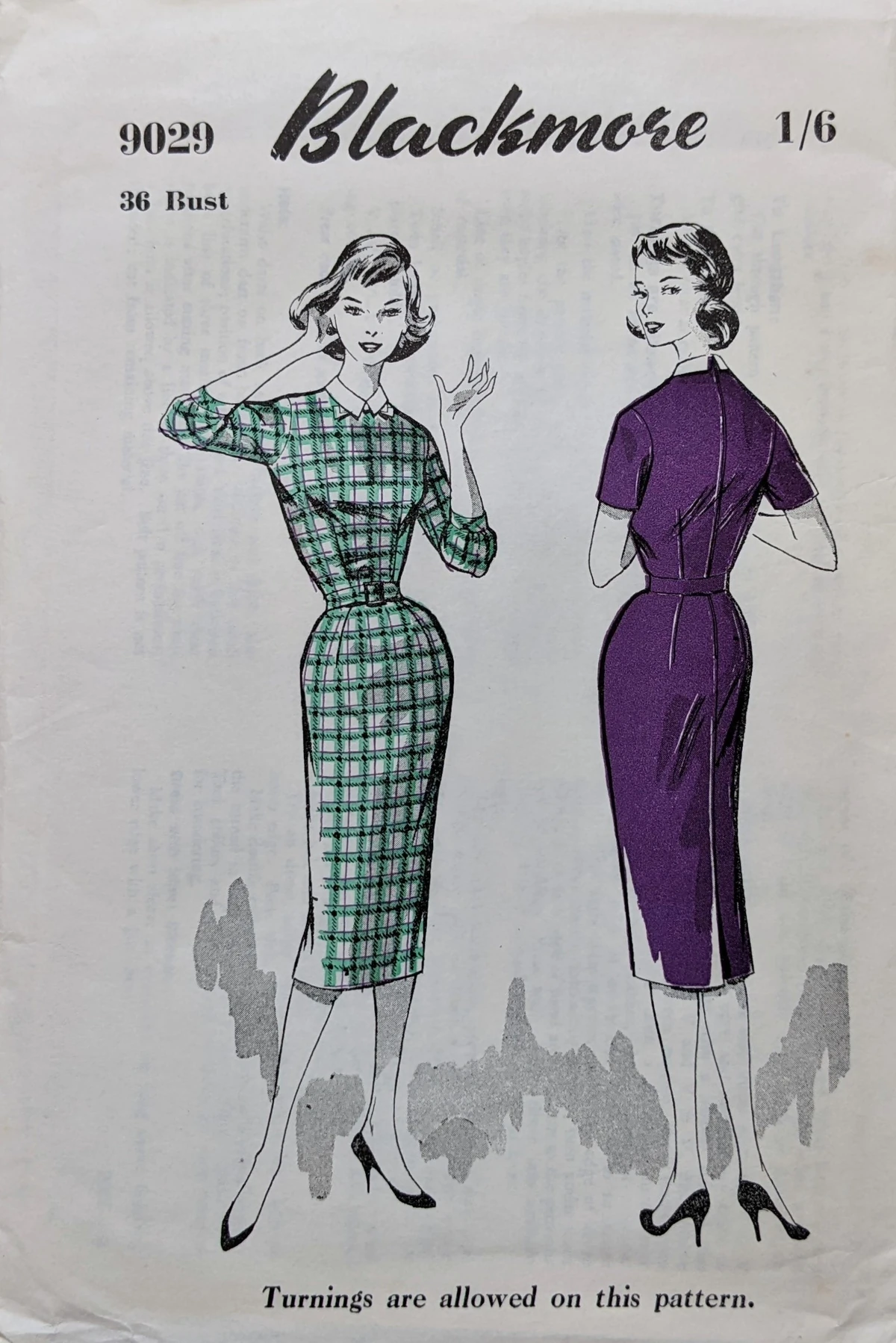Blackmore 9029 | Vintage Sewing Patterns | Fandom