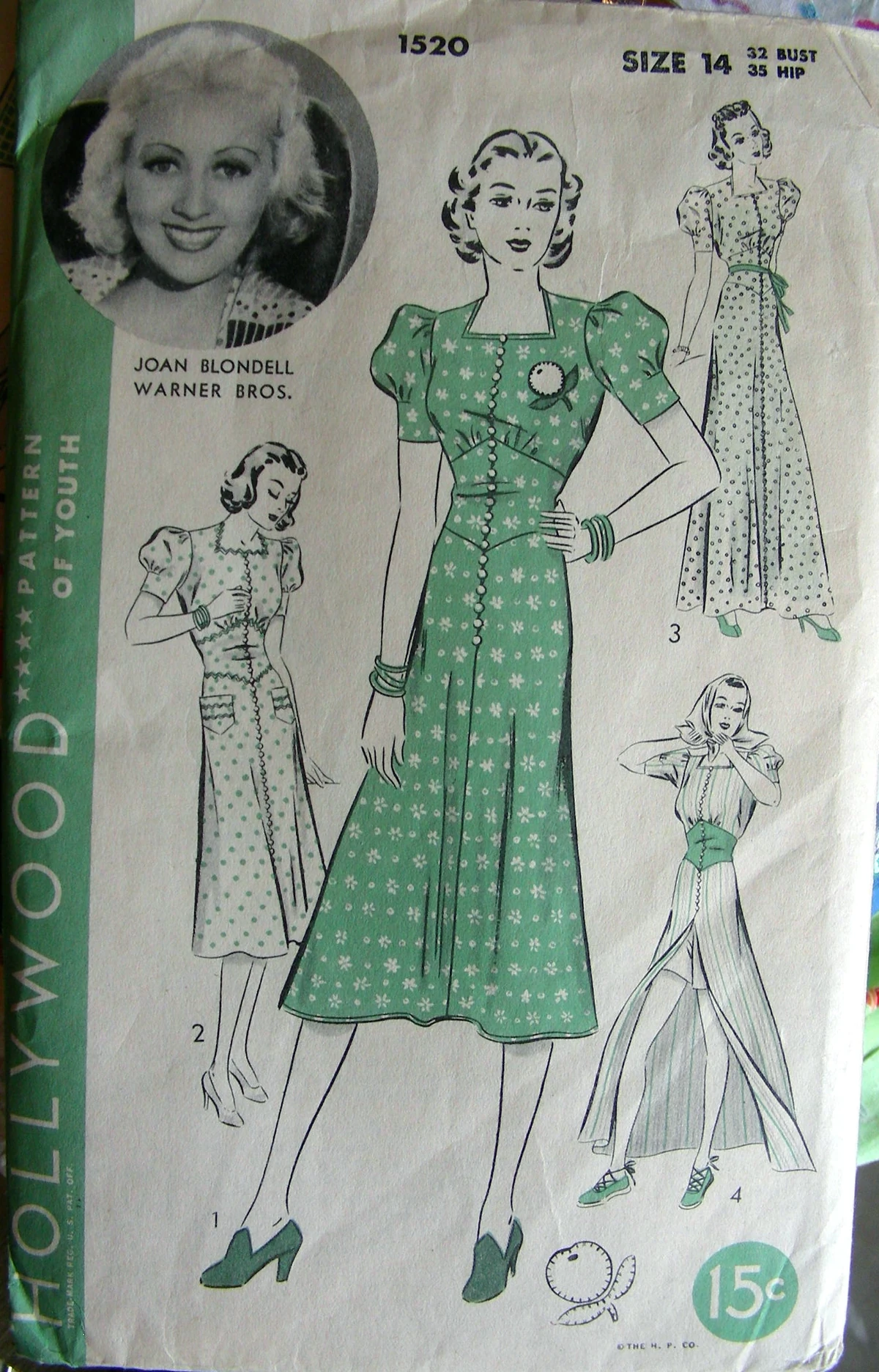 Hollywood 1520 | Vintage Sewing Patterns | Fandom