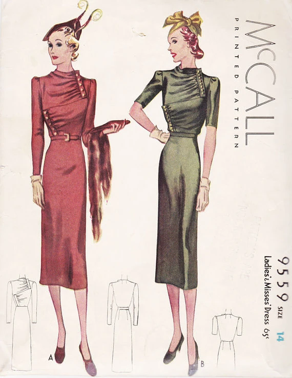McCall 9559 | Vintage Sewing Patterns | Fandom