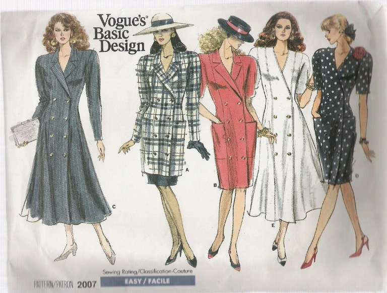 Vogue 2007 A | Vintage Sewing Patterns | Fandom