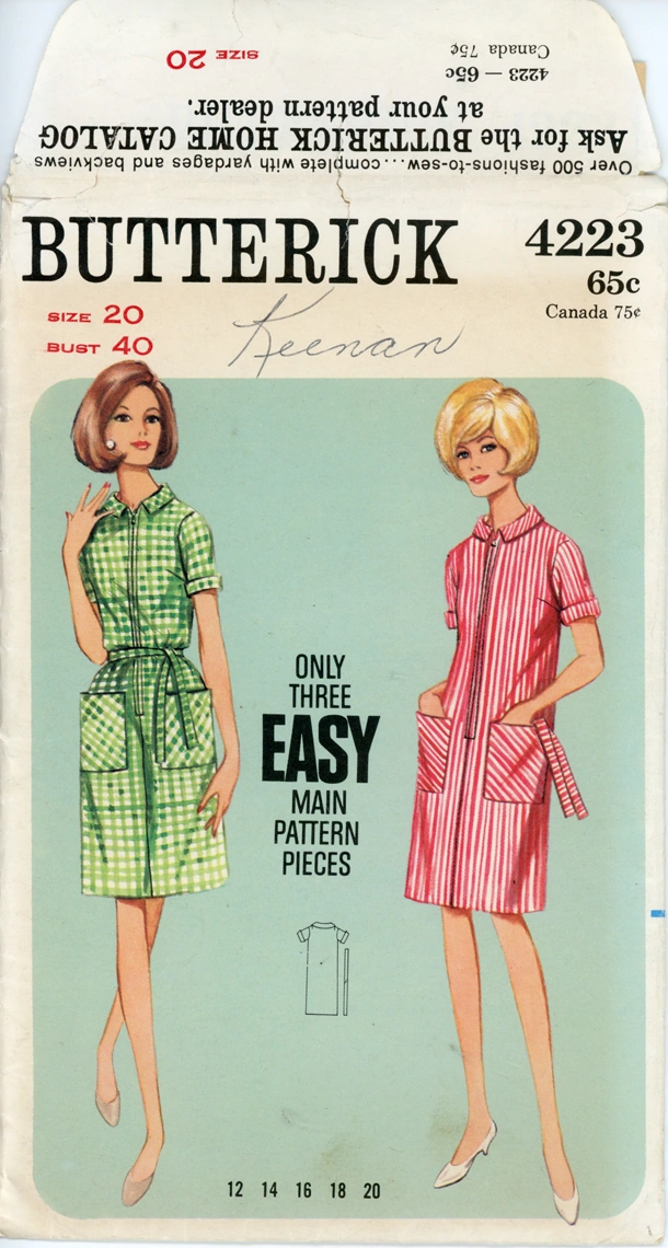 Butterick 4223 | Vintage Sewing Patterns | Fandom
