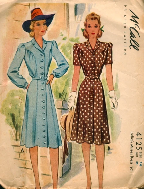 McCall 4125 | Vintage Sewing Patterns | Fandom