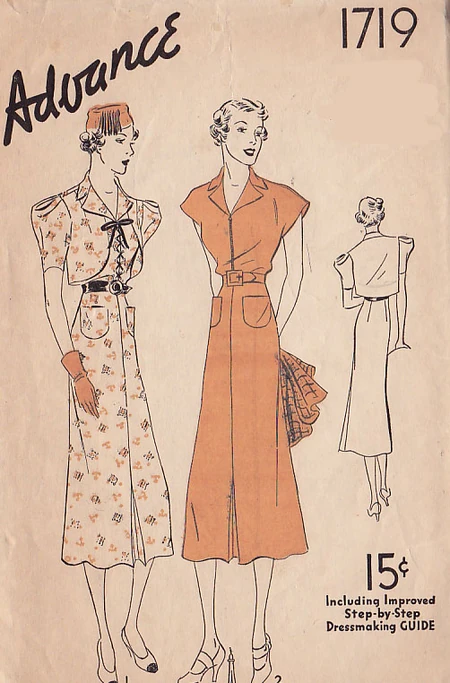 Advance 1719 | Vintage Sewing Patterns | Fandom
