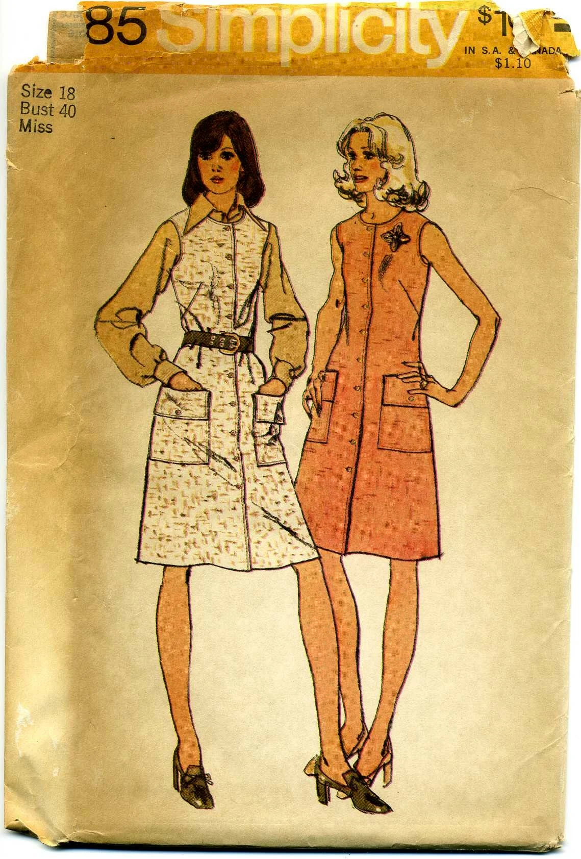 Simplicity 5585 A | Vintage Sewing Patterns | Fandom