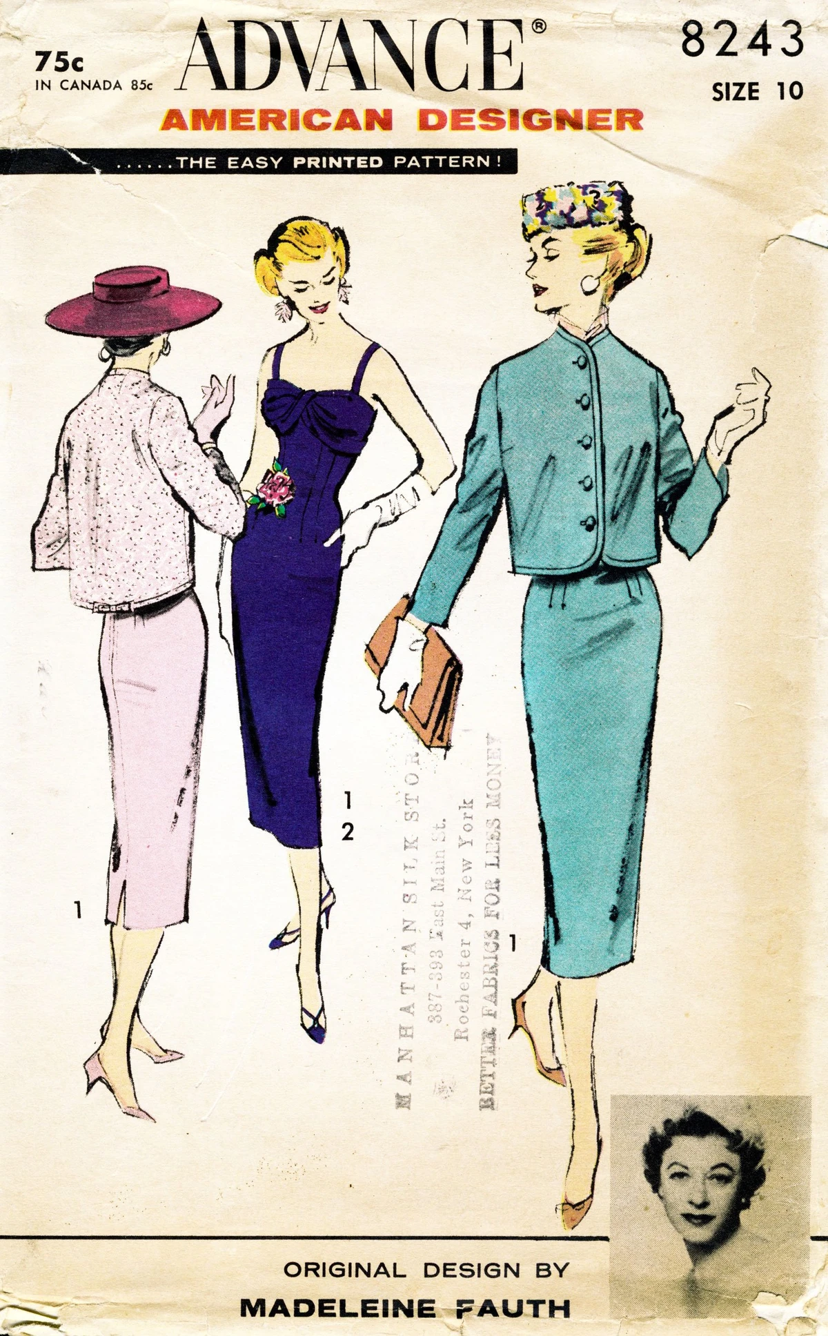 Advance 8243 | Vintage Sewing Patterns | Fandom