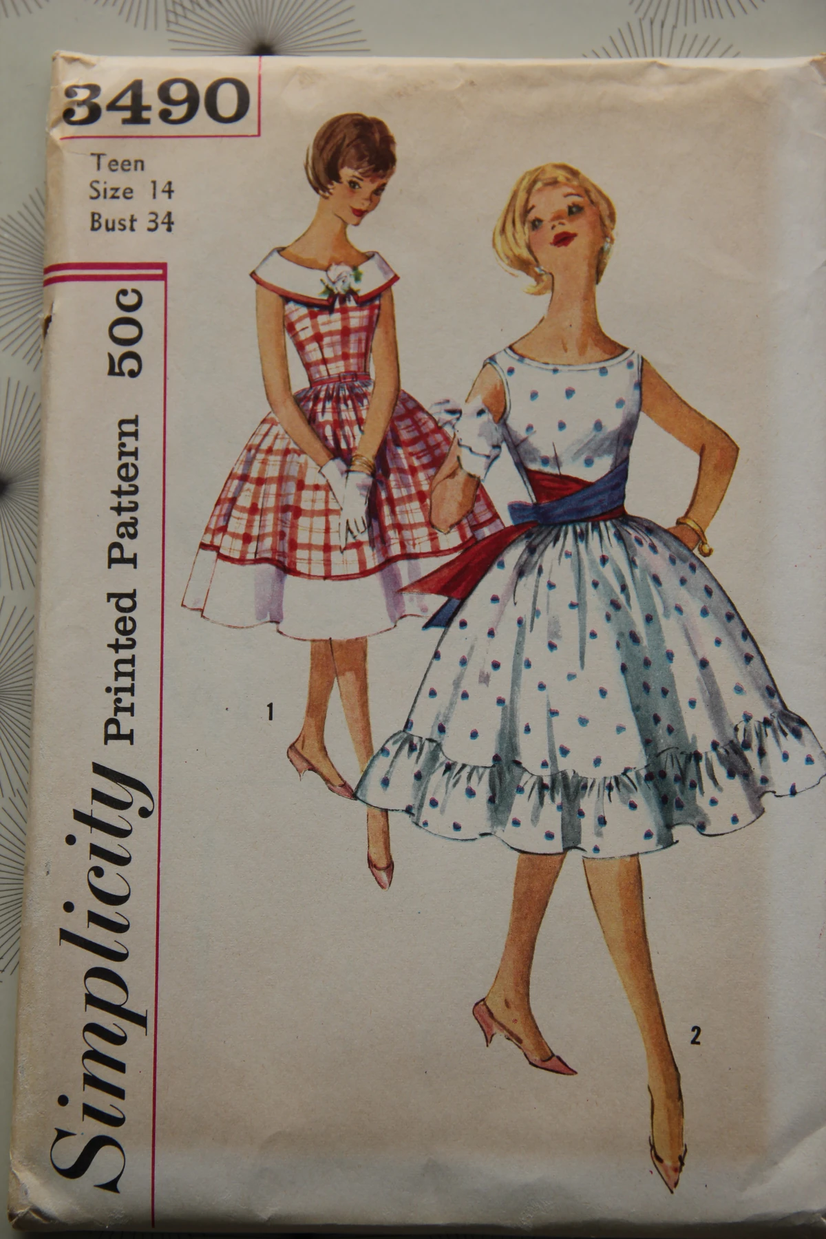 Simplicity 3490 B | Vintage Sewing Patterns | Fandom
