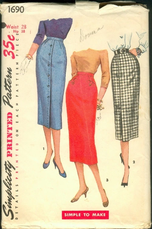 Simplicity 1690 | Vintage Sewing Patterns | Fandom