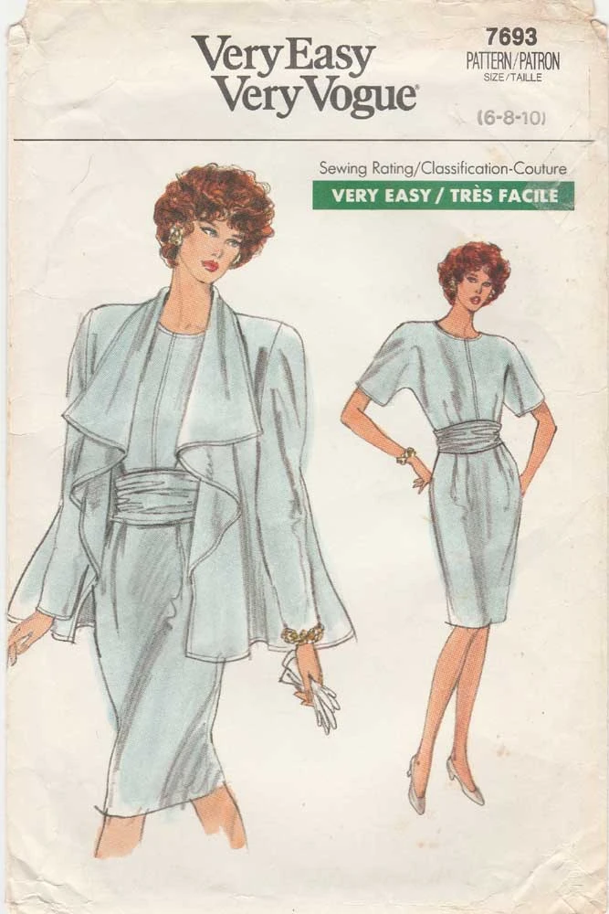 Vogue 7693 A | Vintage Sewing Patterns | Fandom