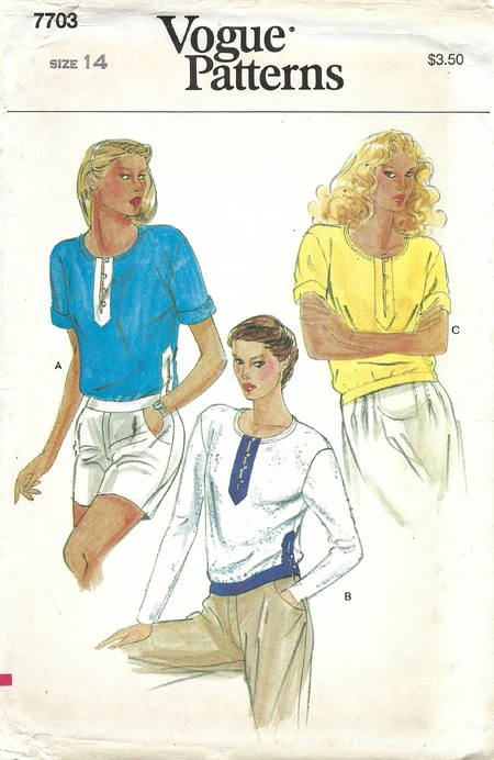 Vogue 7703 C | Vintage Sewing Patterns | Fandom