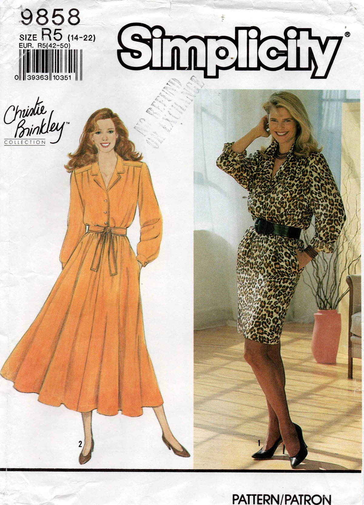 Simplicity 9858 B | Vintage Sewing Patterns | Fandom