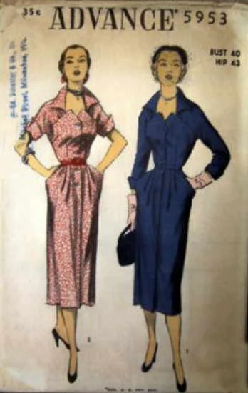 Advance 5953 | Vintage Sewing Patterns | Fandom