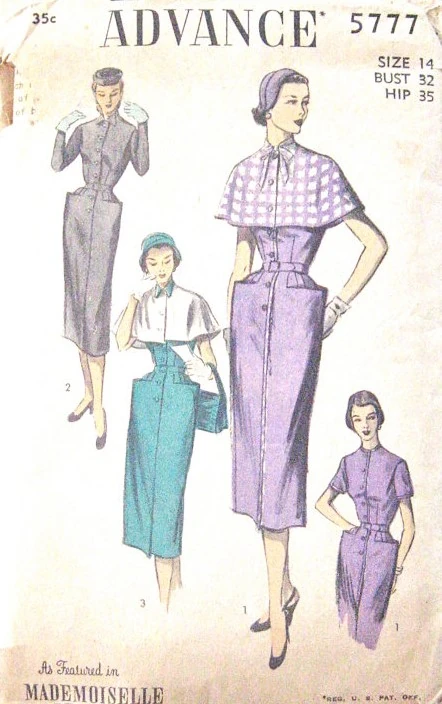 Advance 5777 | Vintage Sewing Patterns | Fandom