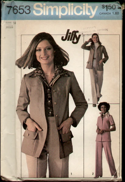 Simplicity 7653 A | Vintage Sewing Patterns | Fandom