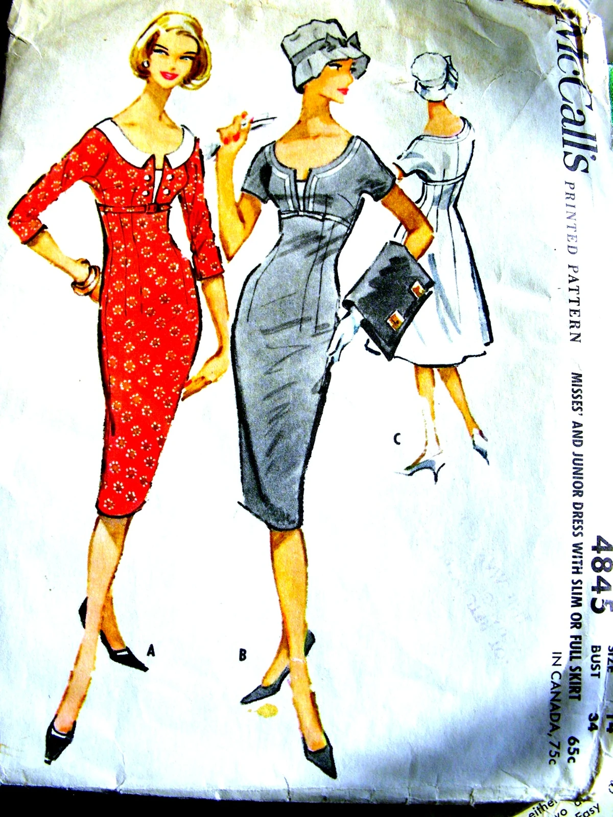 McCall's 4845 | Vintage Sewing Patterns | Fandom
