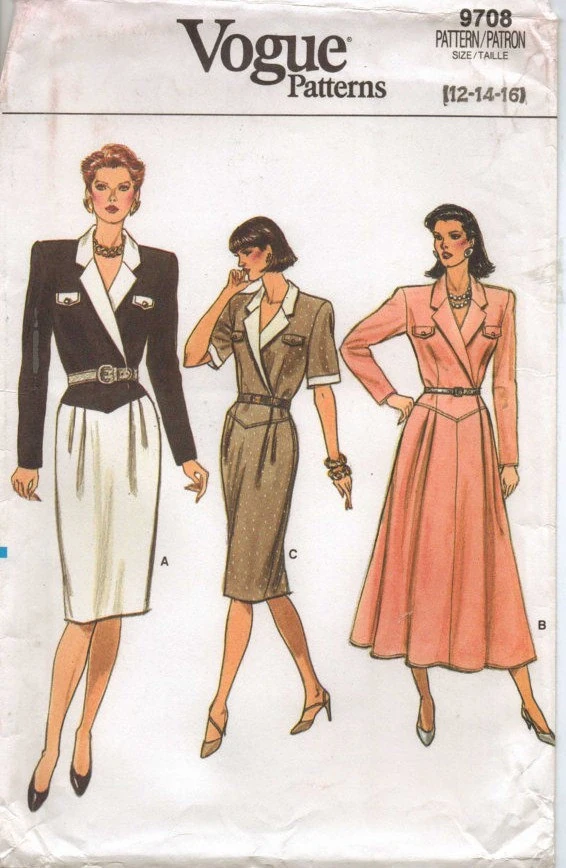 Vogue 9708 A | Vintage Sewing Patterns | Fandom