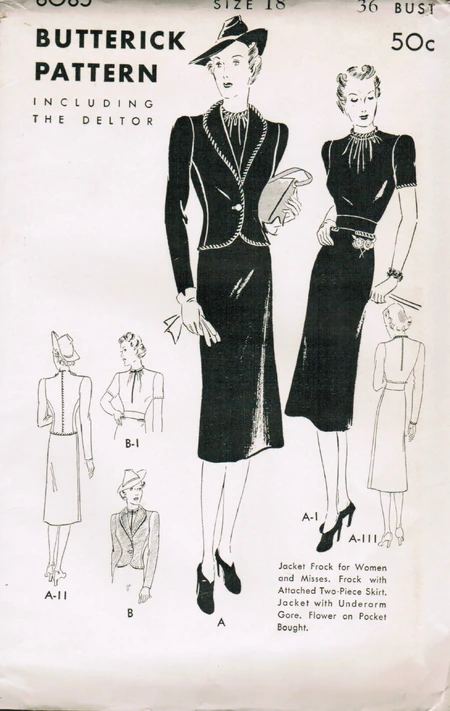 Butterick 8085 | Vintage Sewing Patterns | Fandom