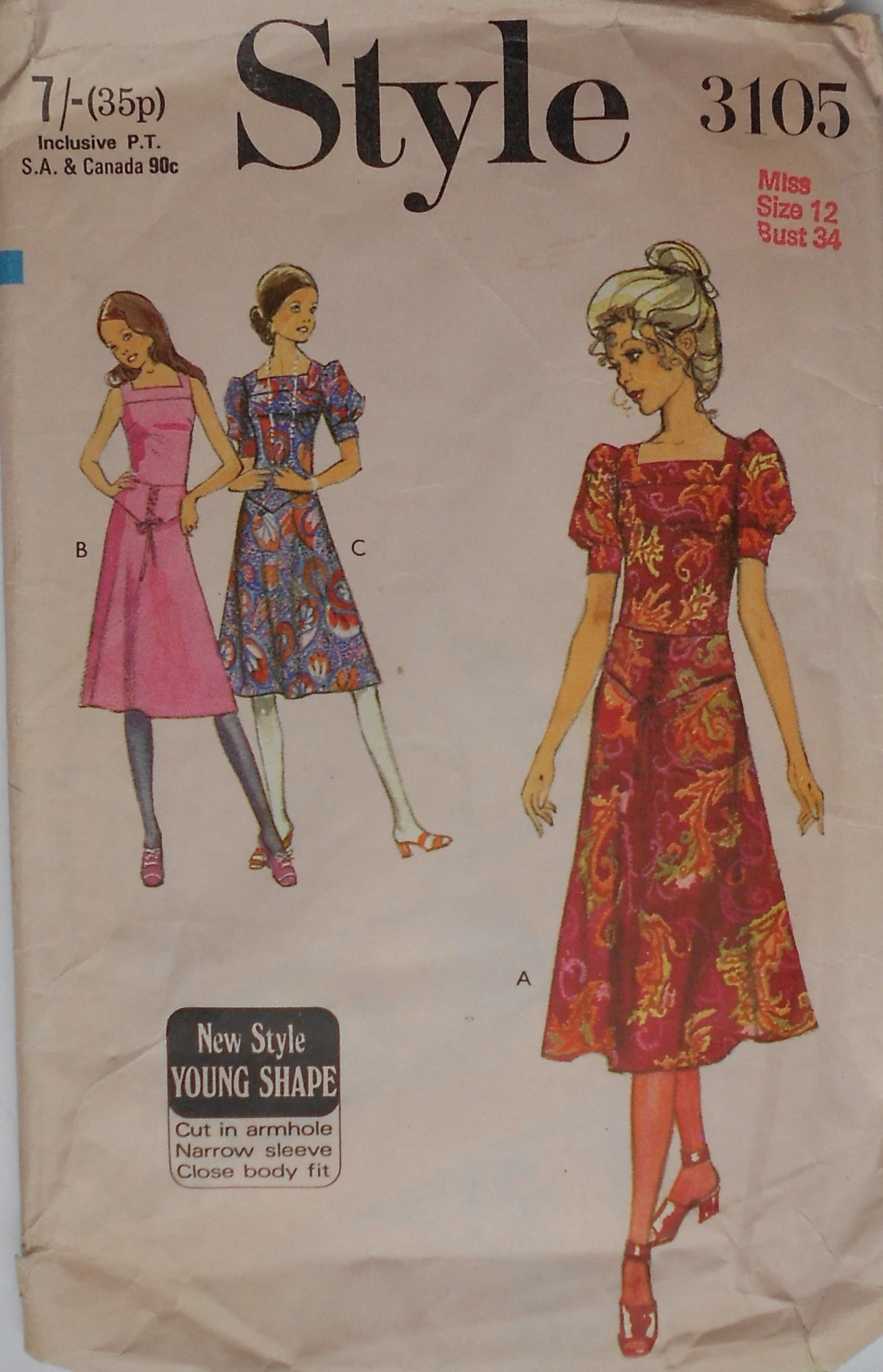 Style 3105 A | Vintage Sewing Patterns | Fandom