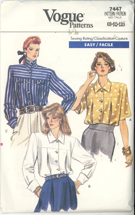 Vogue 7447 | Vintage Sewing Patterns | Fandom