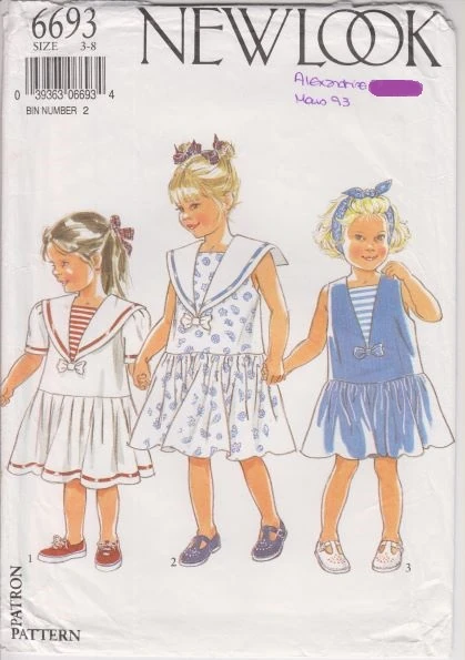 New Look 6693 | Vintage Sewing Patterns | Fandom